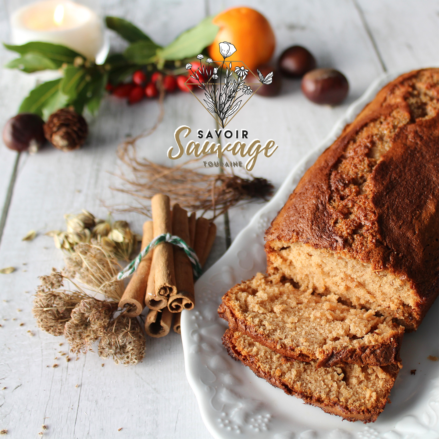 Un pain d'épices aux Plantes Sauvages Comestibles - Savoir Sauvage Touraine